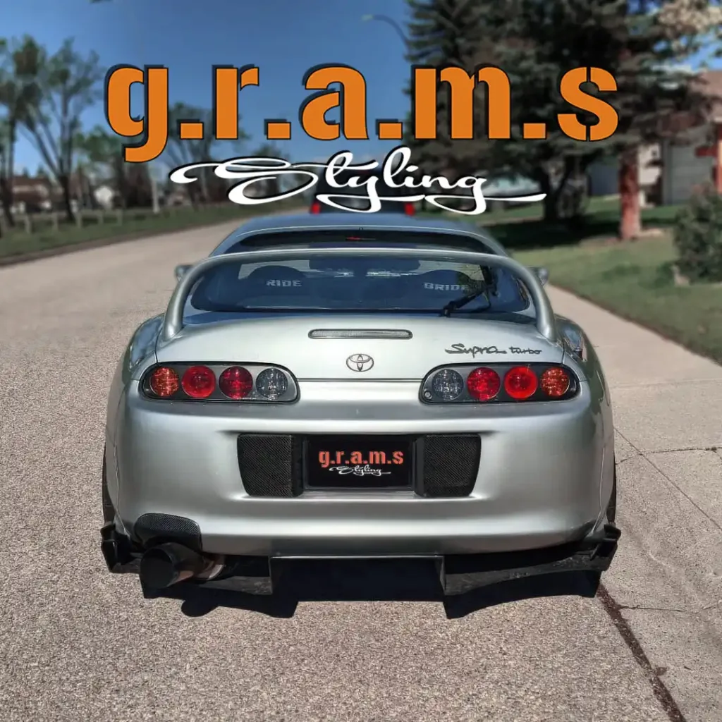 Toyota Supra MK4 JDM Rear Number Plate Pods – Clean Style – G.R.A.M.S ...